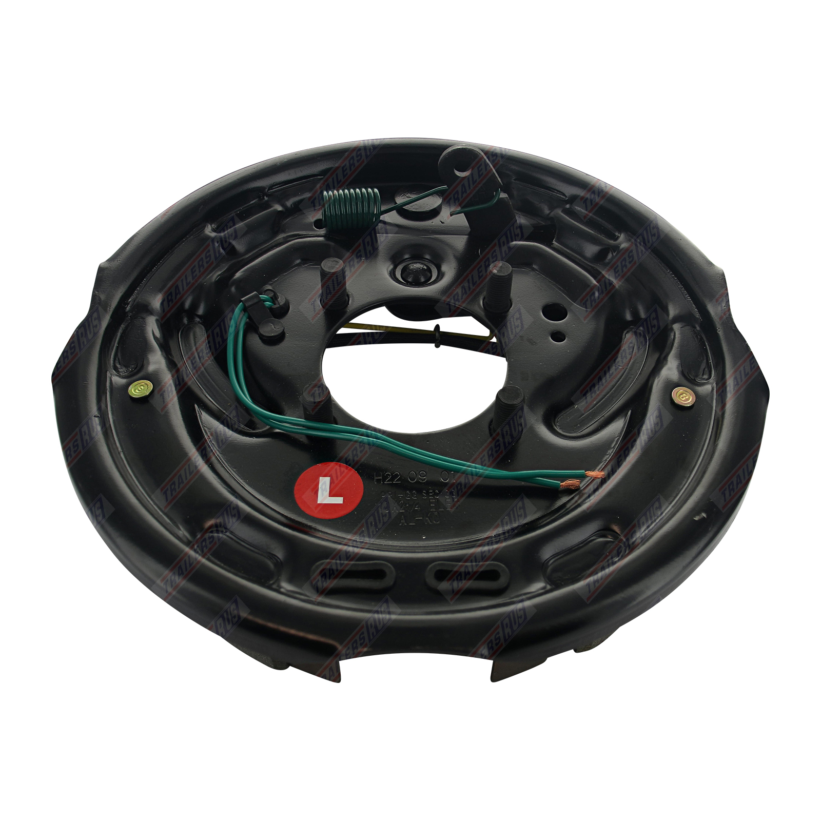 ALKO 10'' Inch Electric Backing Plate With Park Lever Complete Left AL ...