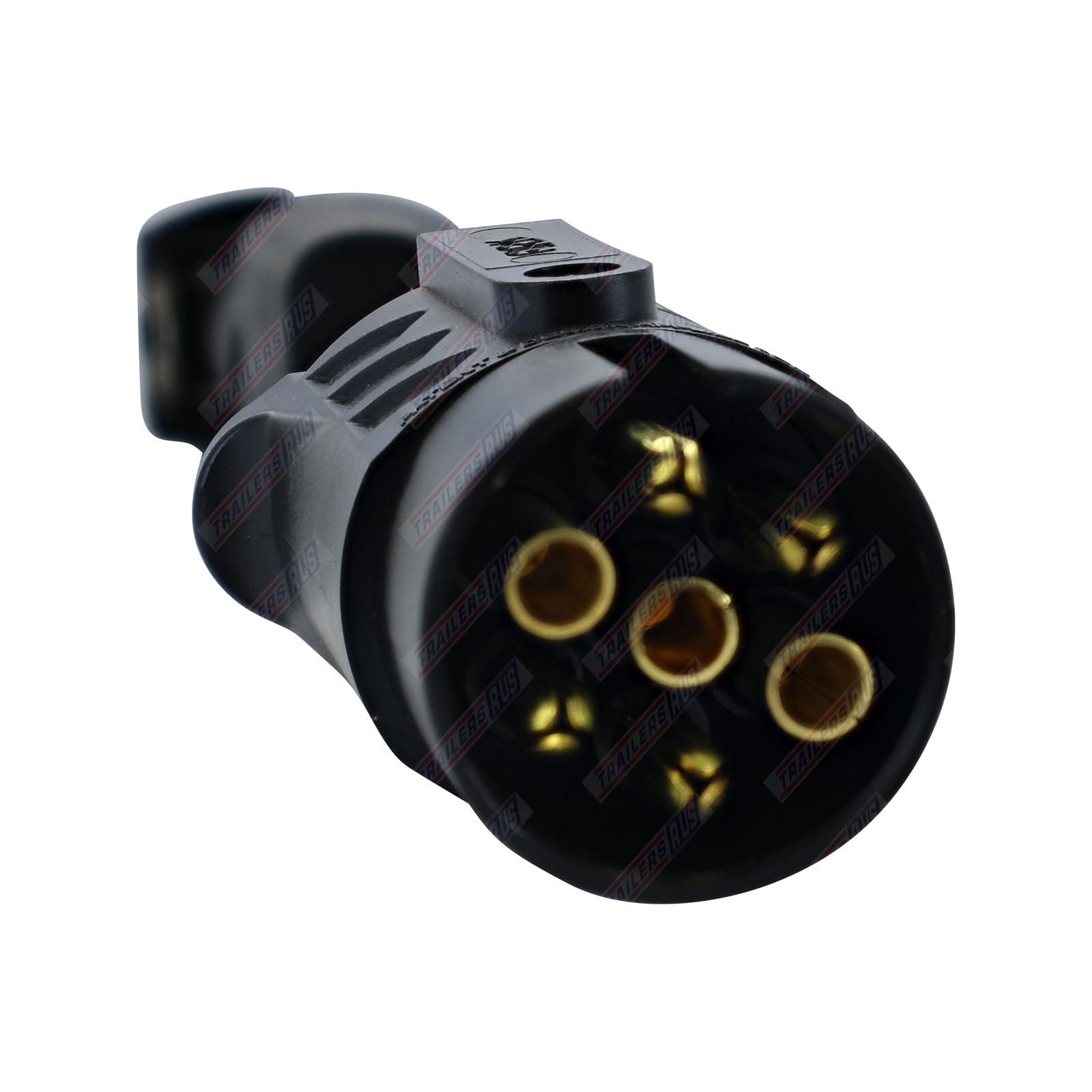 7 Pin Large Round to 7 Pin Small Round Trailer Connector Adaptor Plug ...