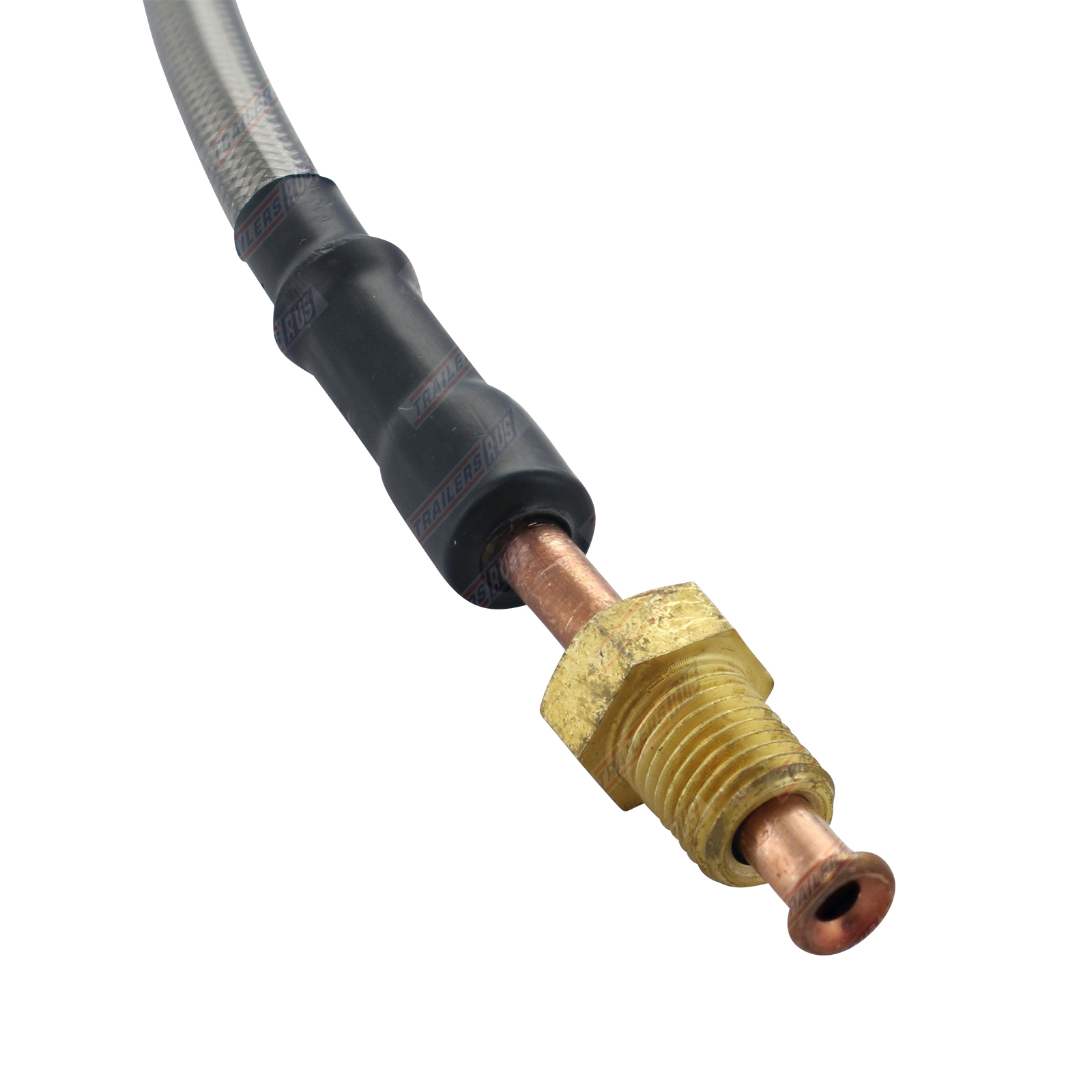 Braided Brake Line Hose 3/16 Dia. x 3500mm Long with 3/8" UNF 24 TPI ...