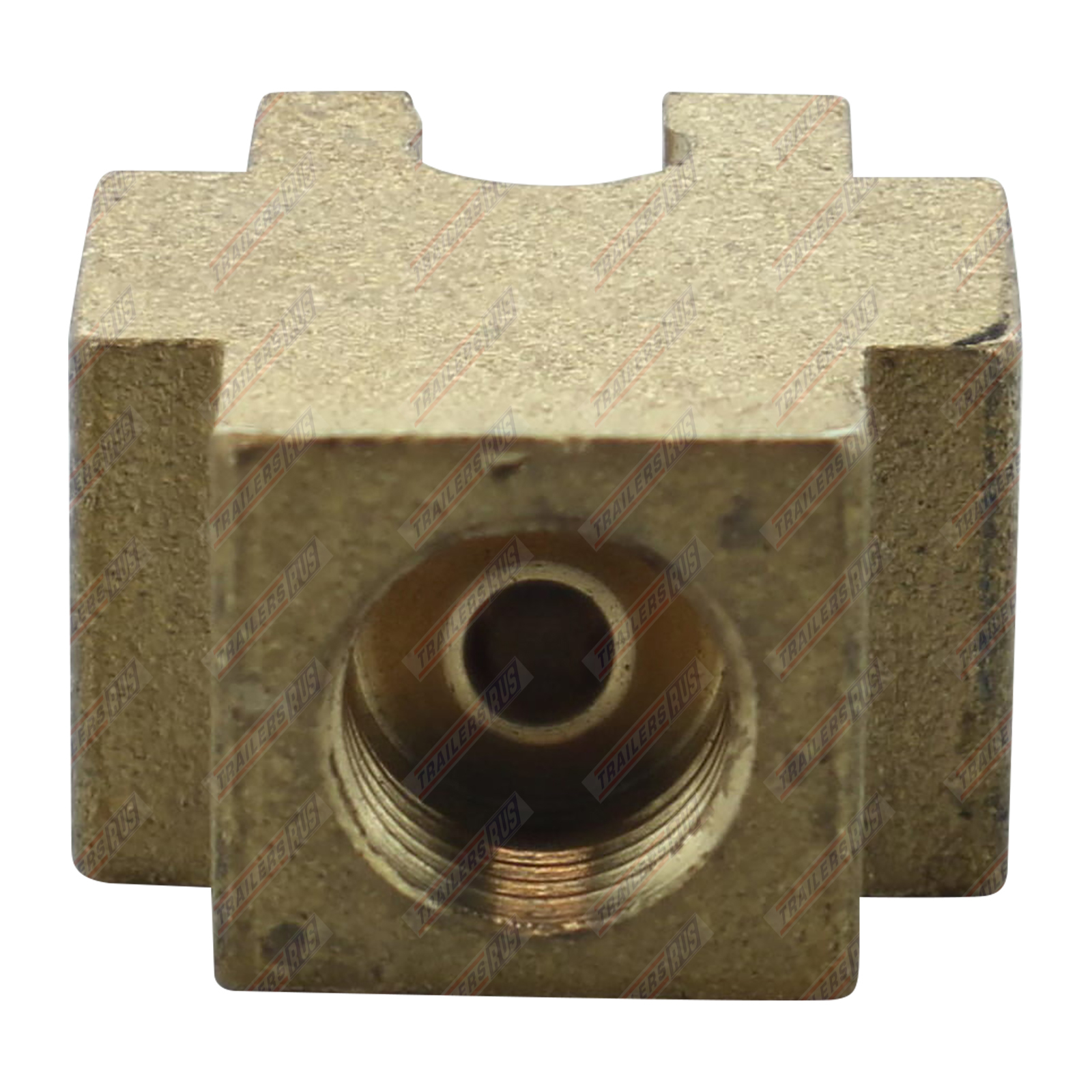 Brass 3 Way T Piece Hydraulic Joiner Suits 3/8" Inch Tube Nuts - TRU