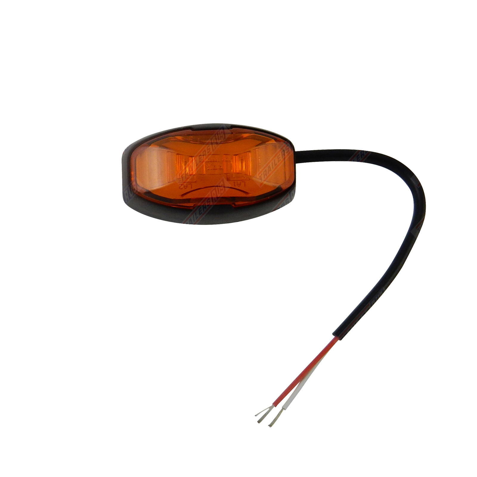 Led Front side Outline Amber Marker Lamp Multi Volt - TRU