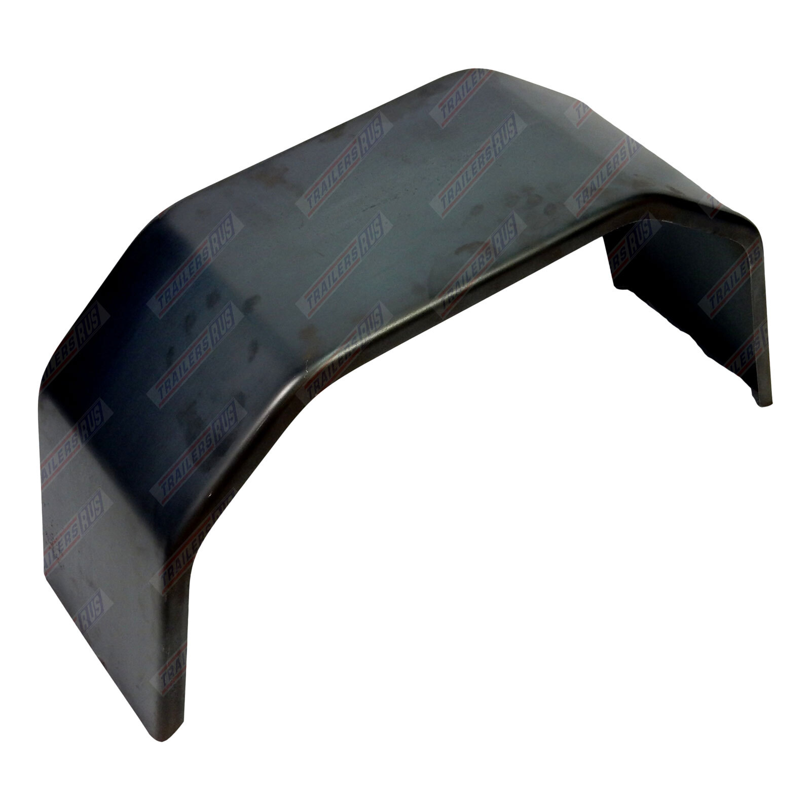 Trailer Mudguard 4 Fold Black Steel Finish 12' Wide to suit 15" Inch ...