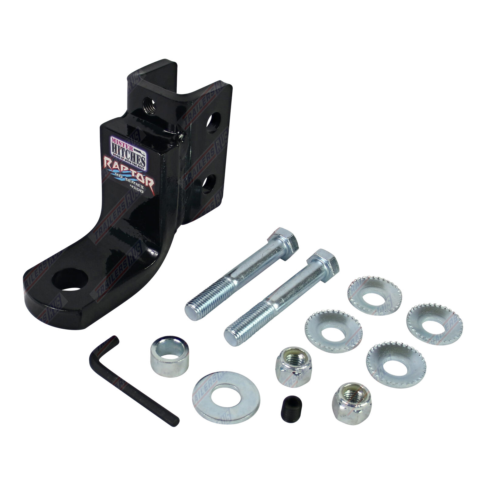 Mister Hitches Heavy Duty Adjustable 16 Stage Raptor Tow Ball Mount ...