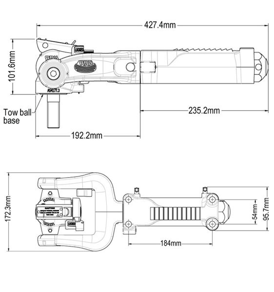 ARK Off-Road Quick Release Trailer Hitch Coupling XO Series Suit ...