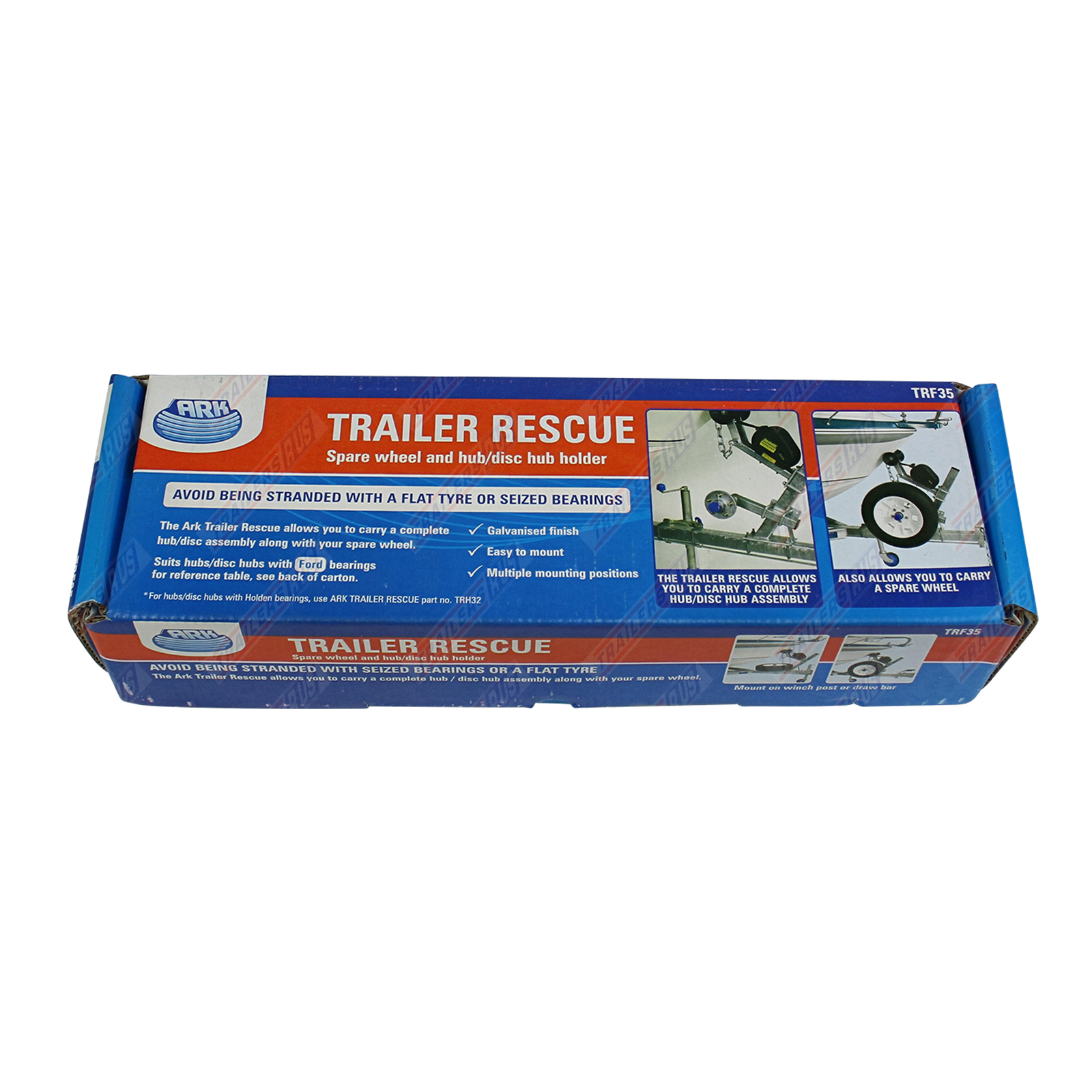 ARK Trailer Rescue Kit Spare Wheel Carrier suits Ford SL Bearings ...