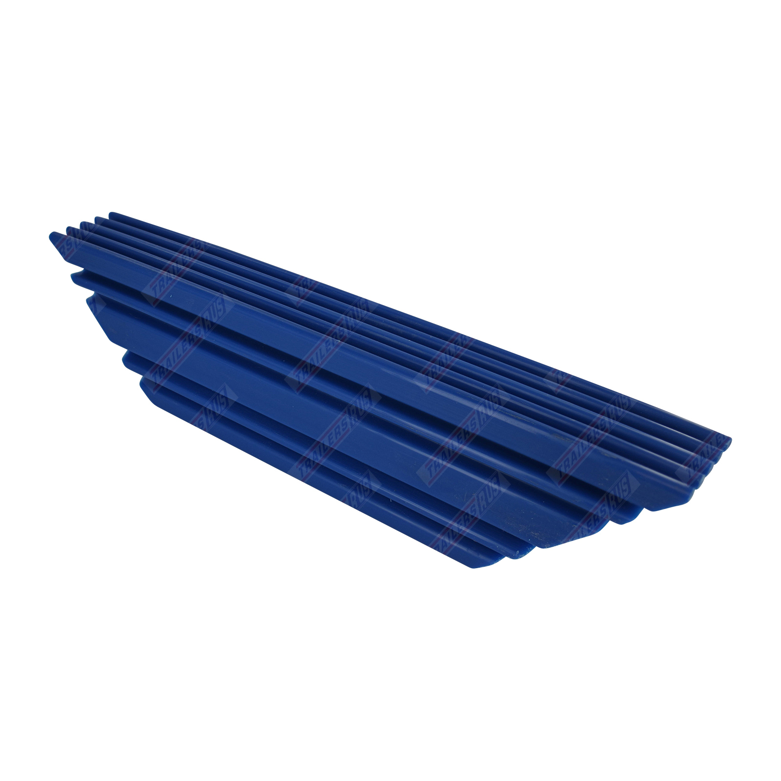 Trailer Skid Block Ribbed 300mm Blue Teflon for Boat Trailer - TRU
