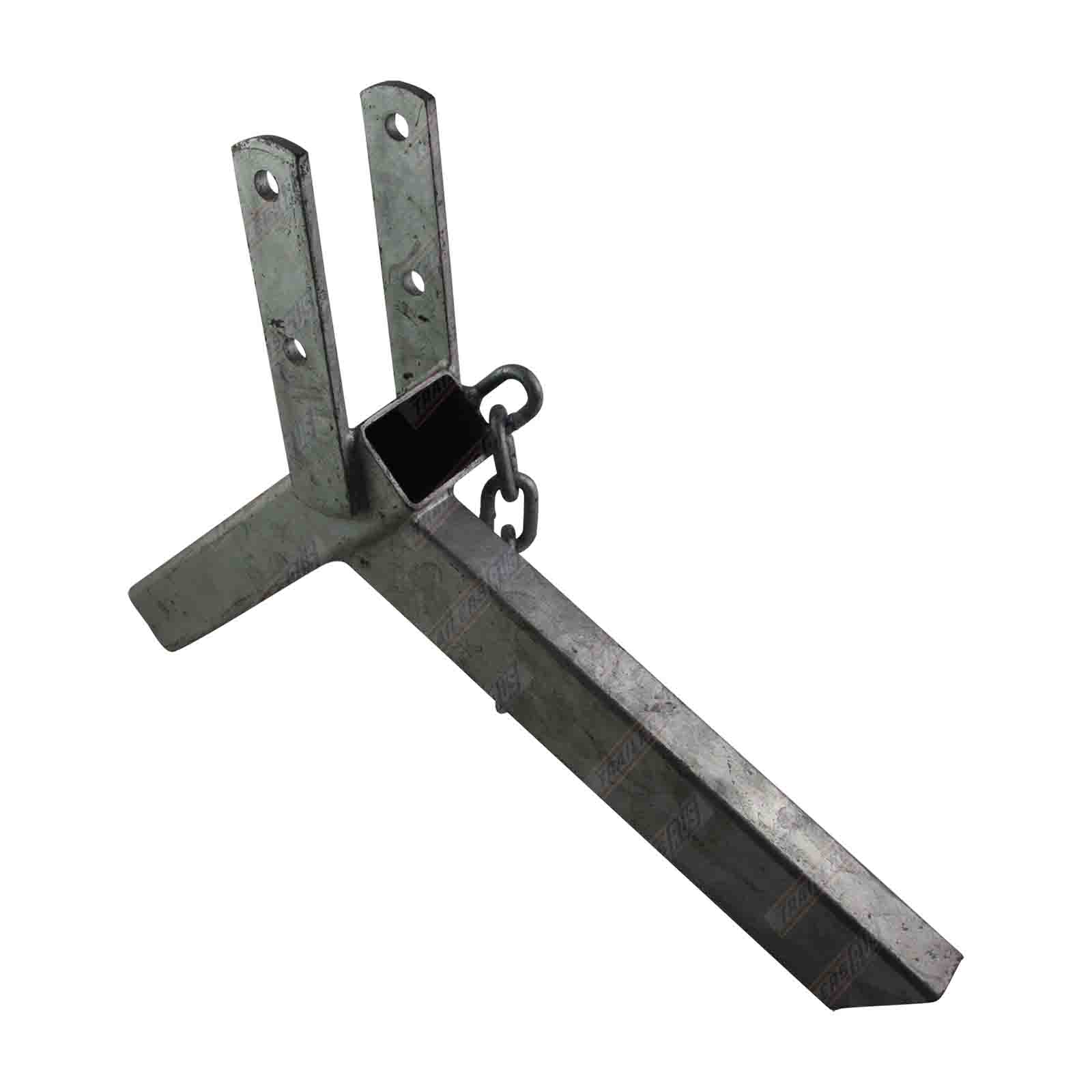 Galvanised Winch Post Top 65mm X 35mm to suit 75mm x 50mm Bottom Post - TRU