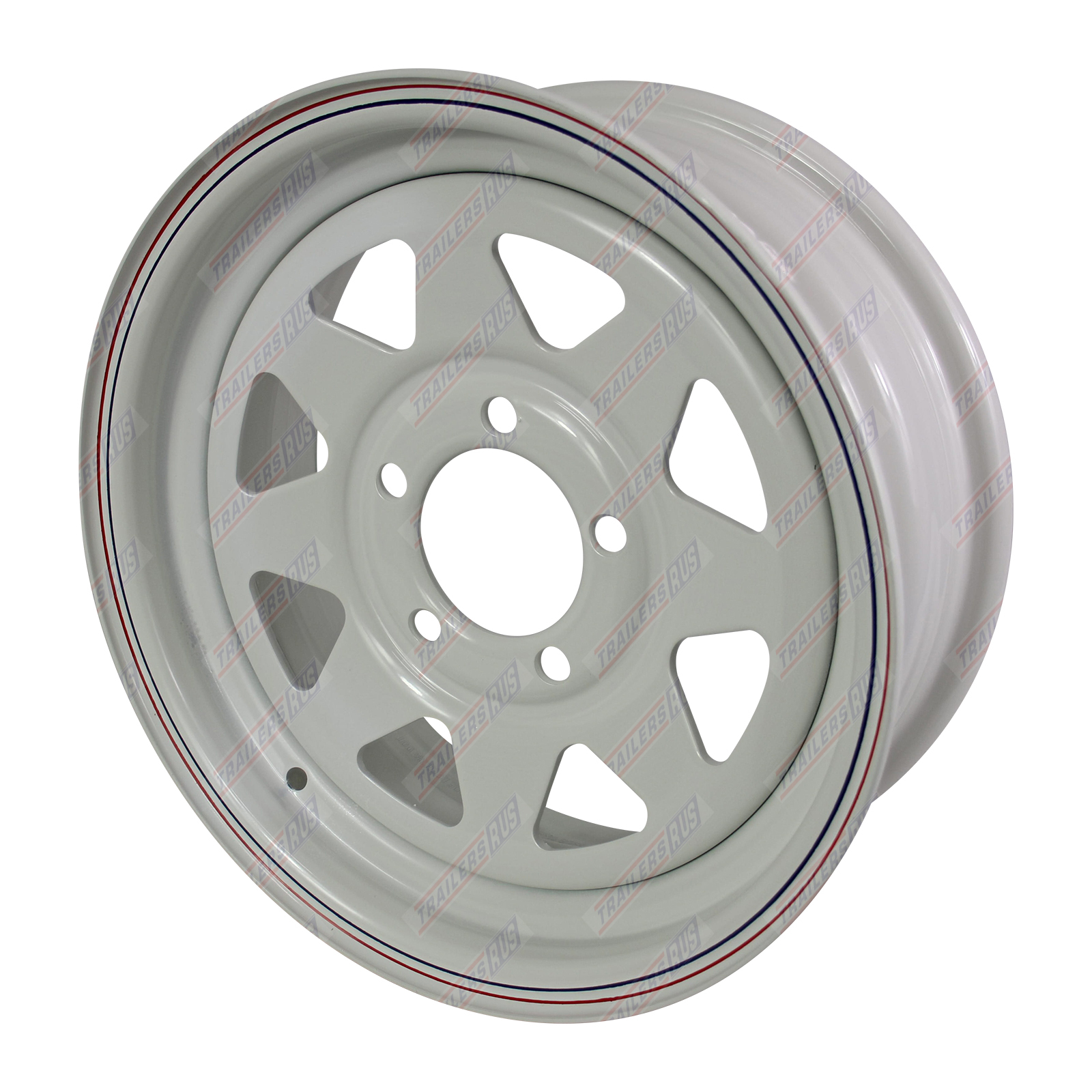 14'' Inch White Sunraysia Style Ford Trailer Rim +15 Offset - TRU
