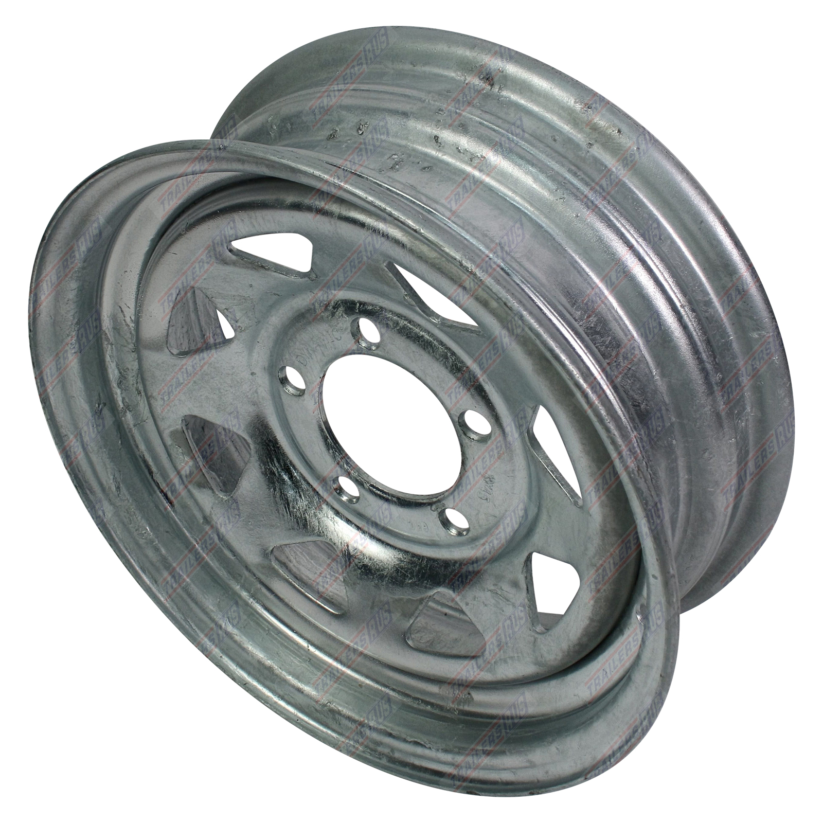 13" Holden HT Sunraysia Style Wheel Rim Galvanised Suit Caravan Camper ...