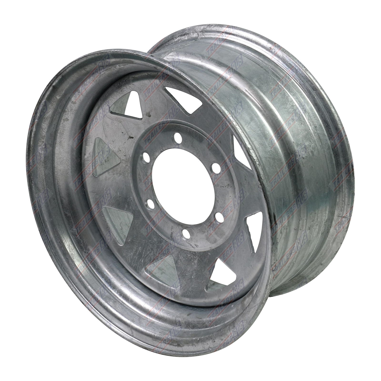15" Landcruiser Sunraysia 6 Stud Wheel Rim Galvanised Trailer Caravan ...