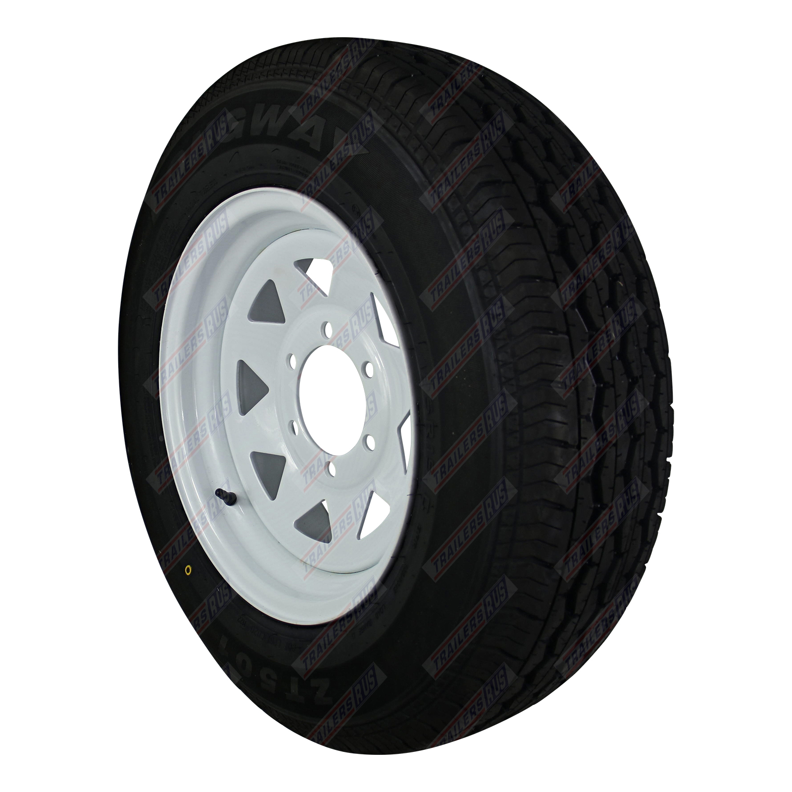 Rim and Tyre 15" x 7" Sunraysia White Landcruiser 6 Stud Pattern ...