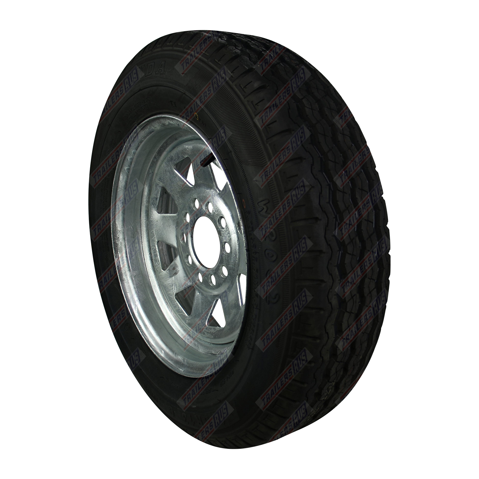 Rim and Tyre 13" Multi Fit Ford and Holden HT Galvanised 155R13LT Tyre ...