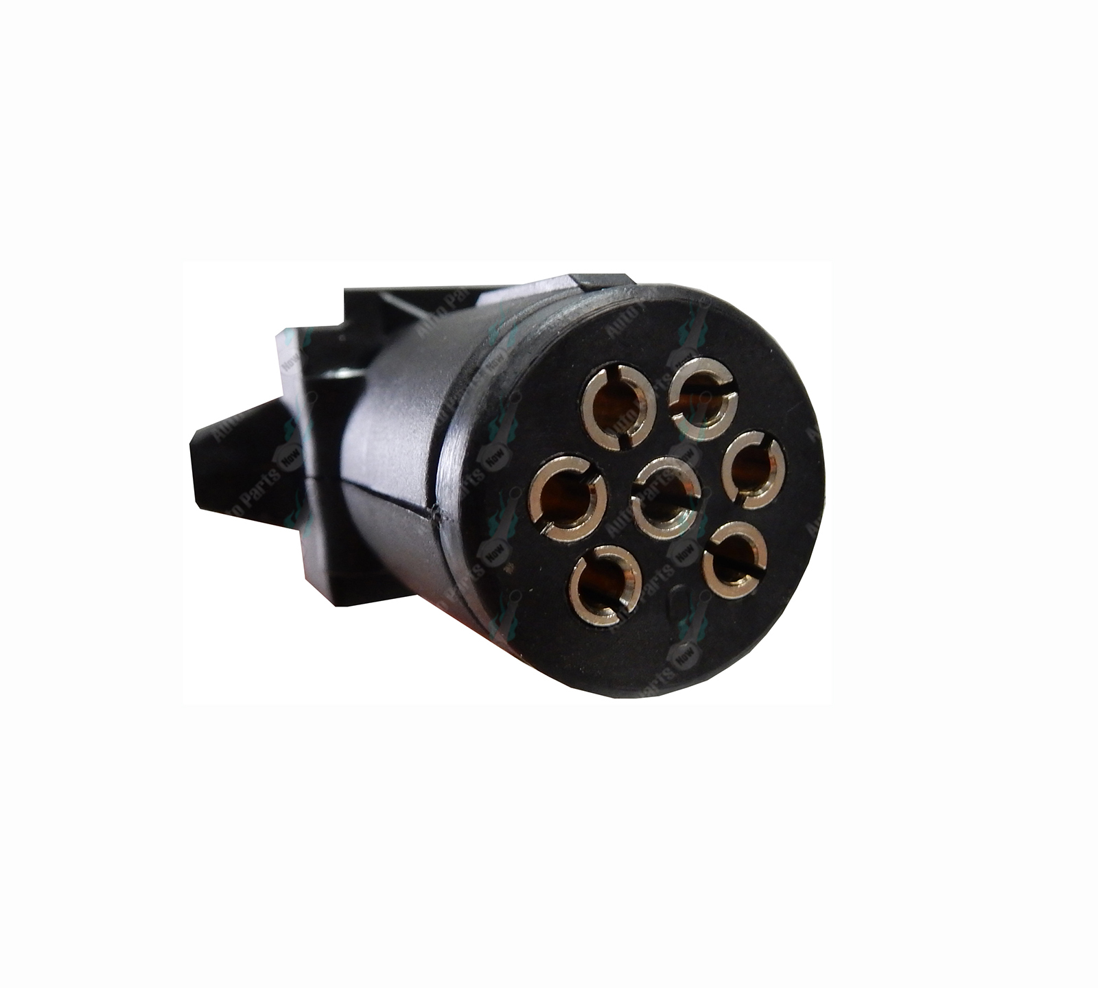 7 Pin Small Round to 7 Pin Flat Trailer Connector Adaptor Plug ARK ...