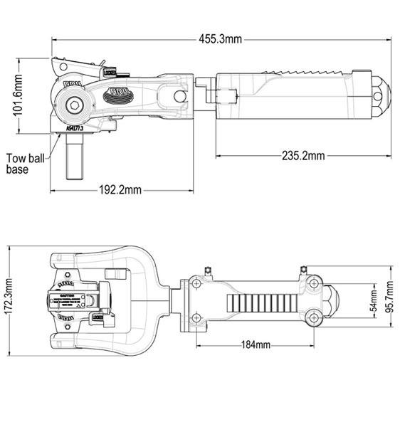 ARK Off-Road Quick Release Trailer Hitch Coupling XO Series Suit ...