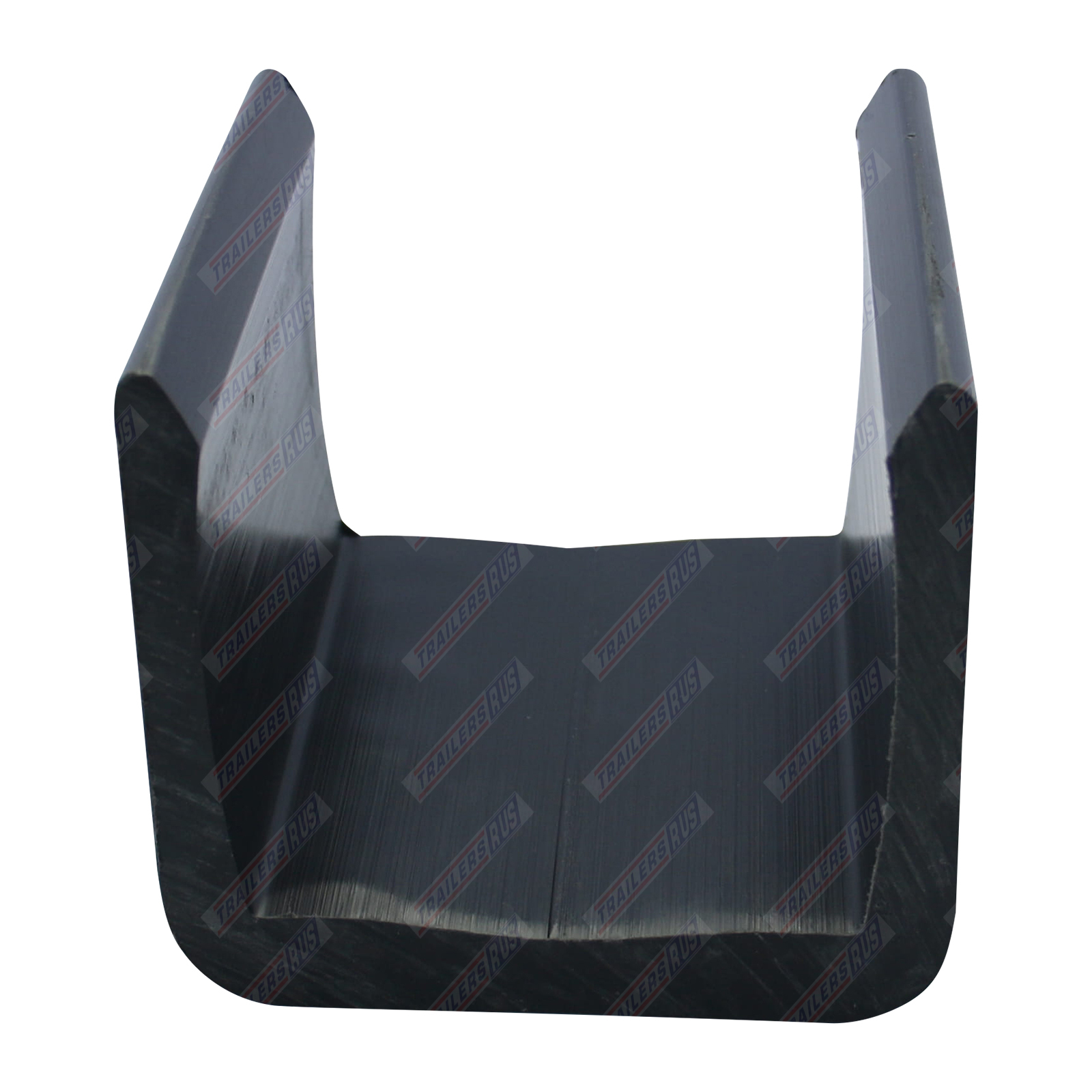 Trailer Bumper Protector C-Cover 75mm x 75mm x 1500mm Black - TRU
