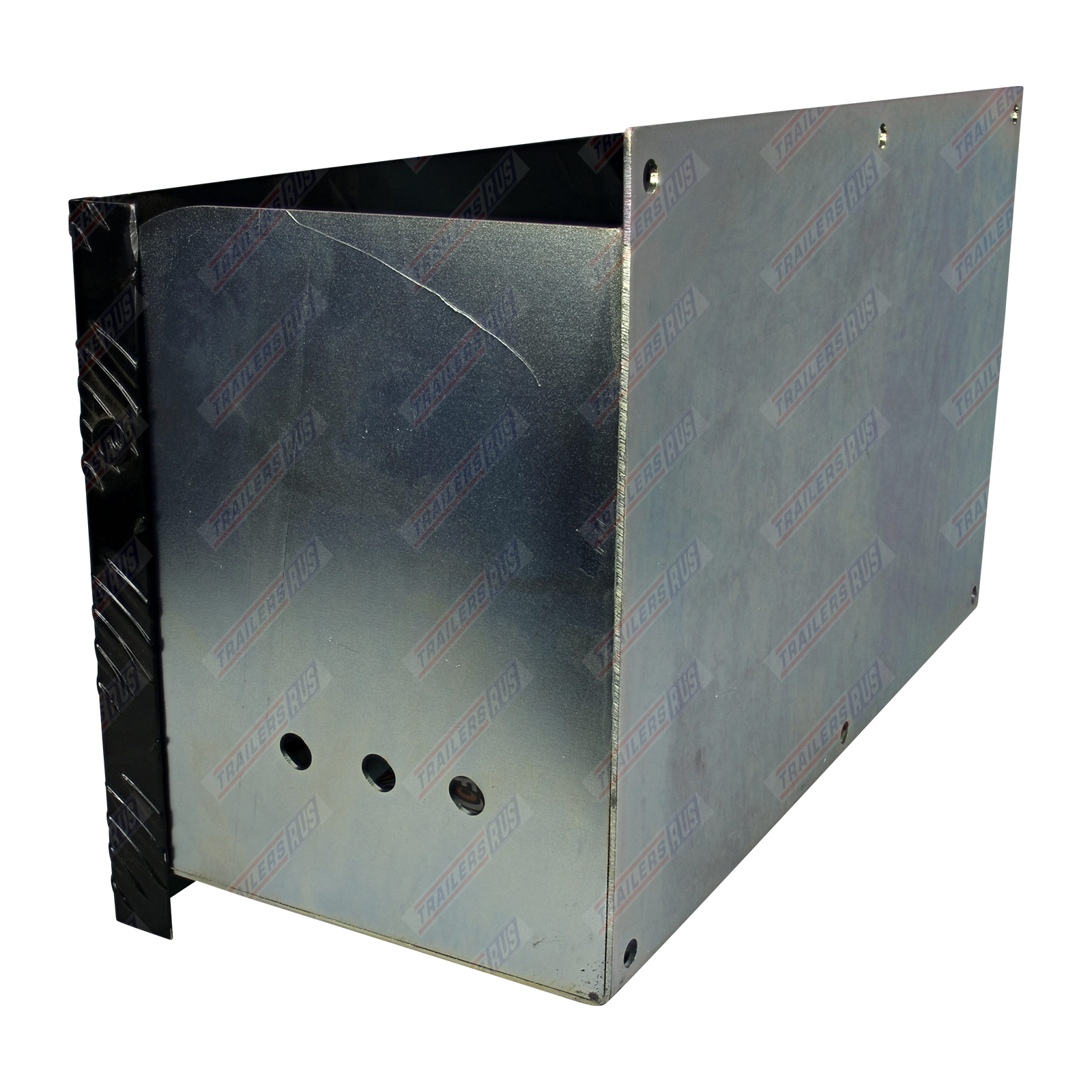 Heavy Duty Galvanised Trailer Battery Box Set Manutec