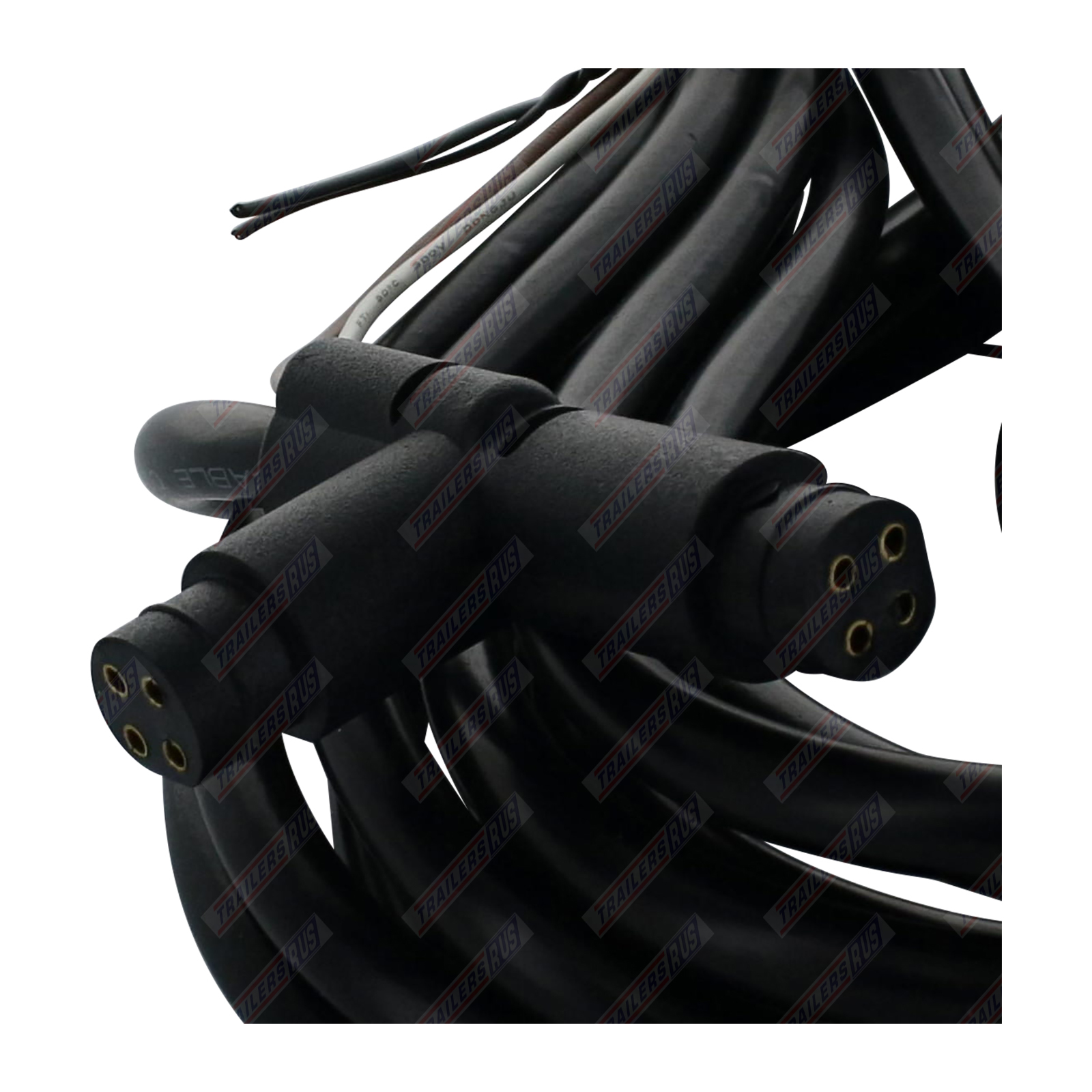 LED Combo Trailer Light KIT 10-30V 150mm x 80mm Plug and Play 7.1 Metre ...