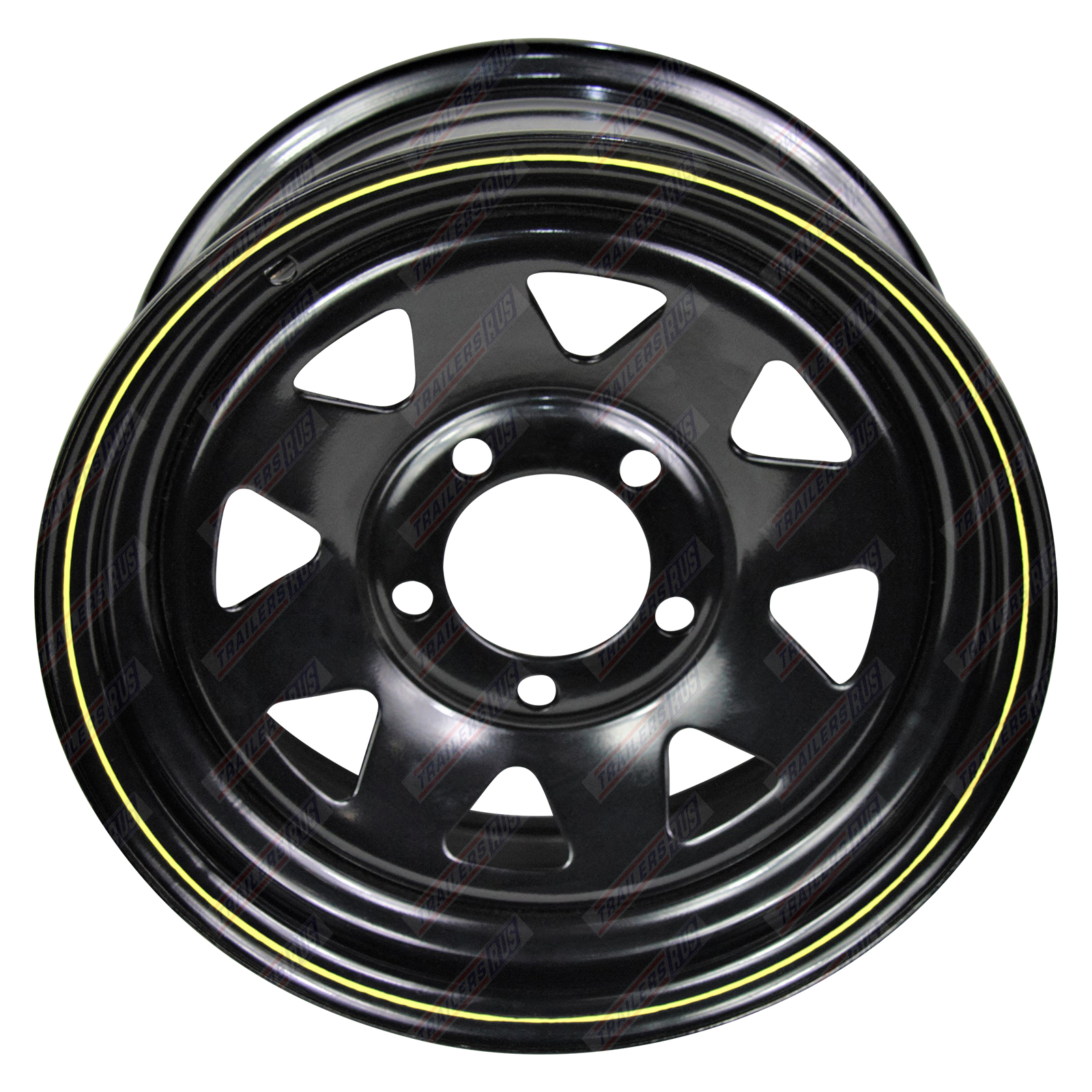 14 Sunraysia Wheel Rim Black Ford Stud Pattern Trailer Caravan Boat 14 Sunraysia Wheel Rim Black Ford Stud Pattern Trailer Caravan Boat