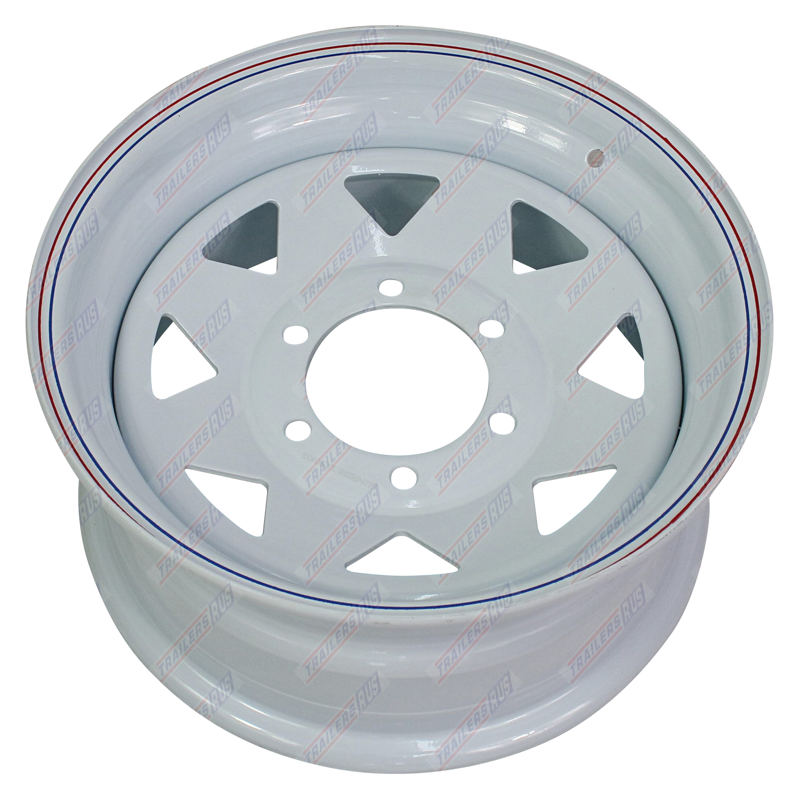 15 Landcruiser 6 Stud Sunraysia Style Wheel Rim White Suit Caravan 15 Landcruiser 6 Stud Sunraysia Style Wheel Rim White Suit Caravan