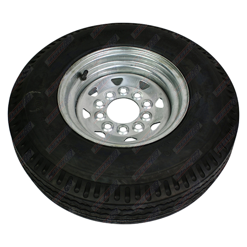 Rim & Tyre 10'' Multi Fit Ford and Holden HT Galvanised 5.00-10 Tyre ...
